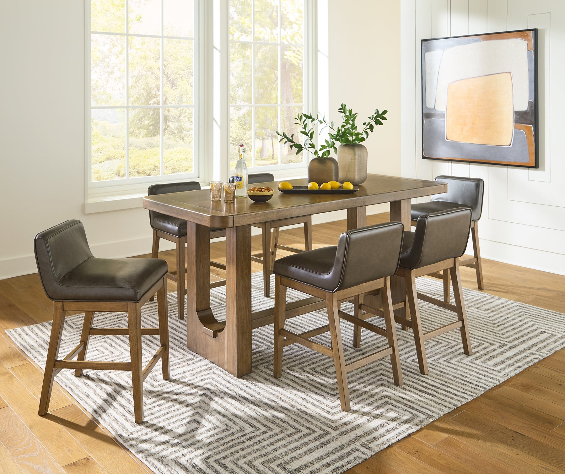 Bar height dining set for 6 store